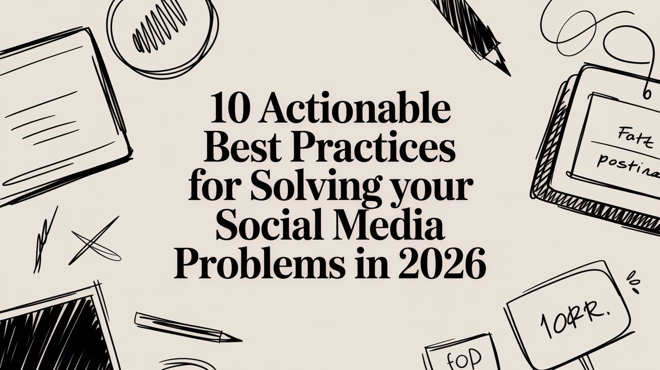 10 Actionable Best Practices to Fix Social Media Problems (2026)