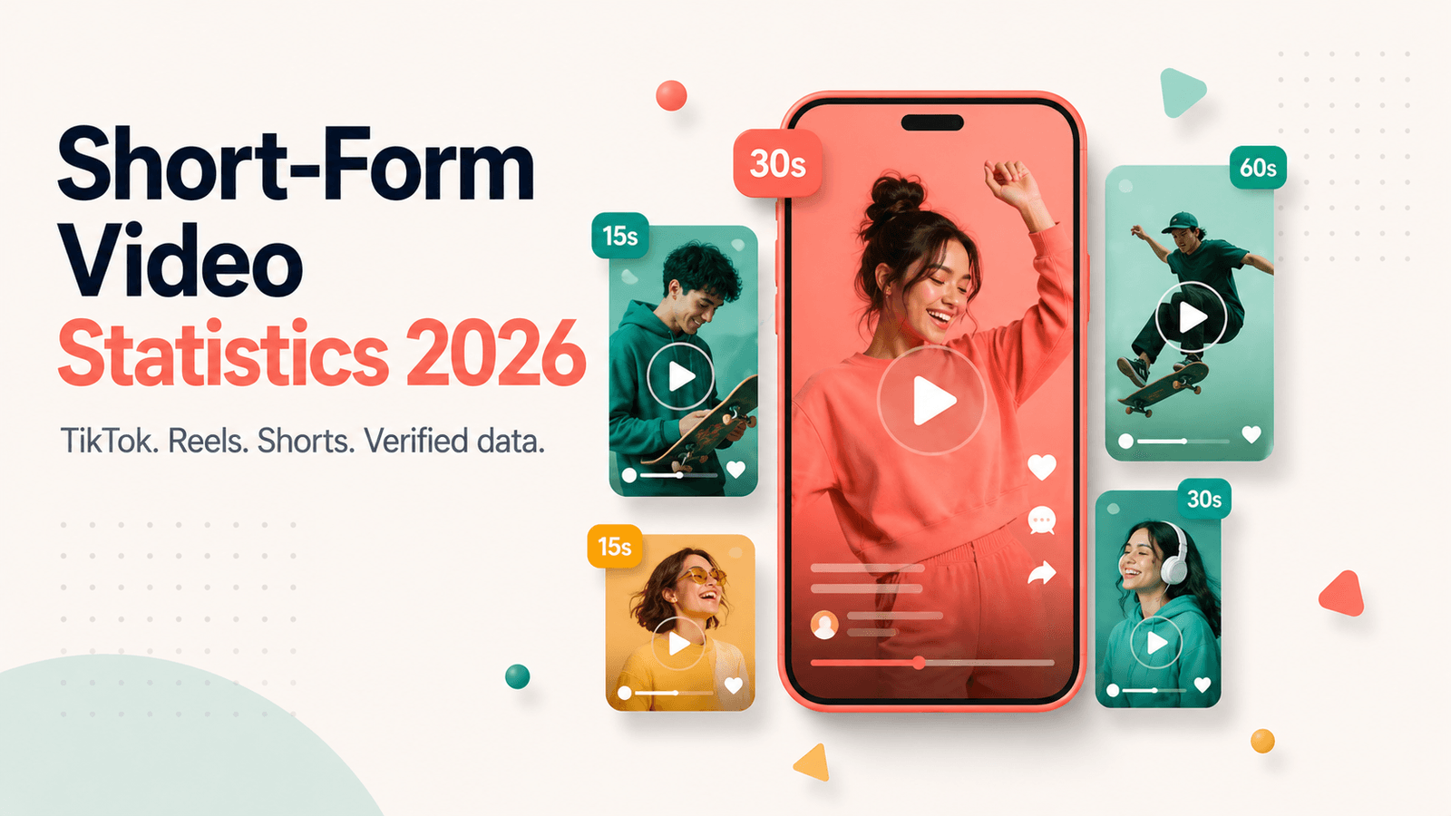 Short-Form Video Statistics 2026 (TikTok, Reels & Shorts)